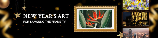 New Year Art for Samsung The Frame TV | Deco TV Frames
