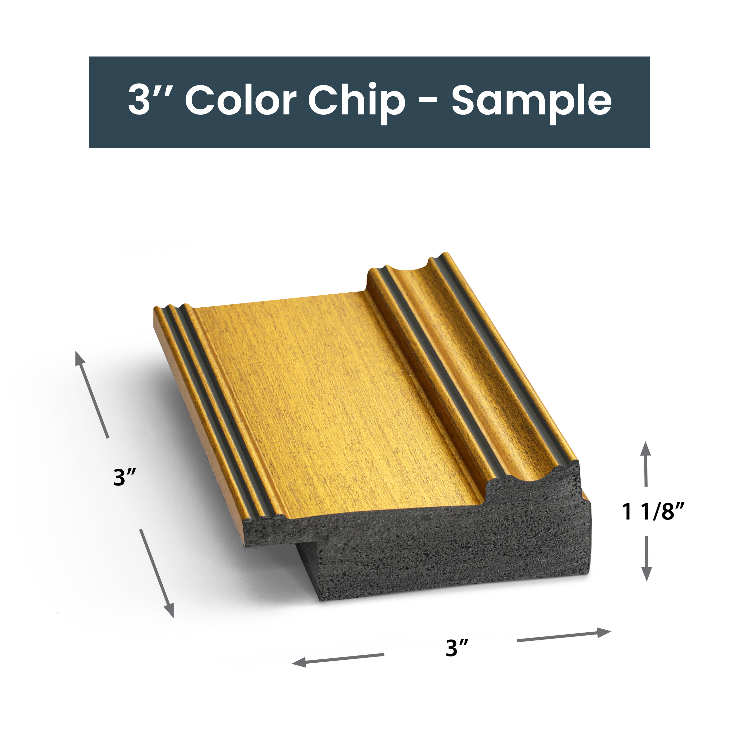 SAMPLE - Antique Gold & Black