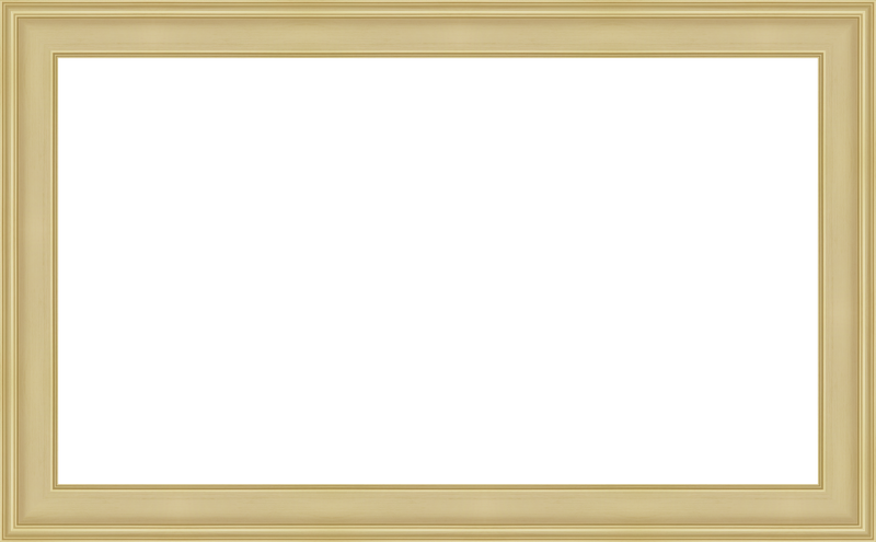 White Frame for Samsung The Frame TV | Deco TV Frames