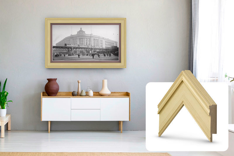 White Frame for Samsung The Frame TV | Deco TV Frames