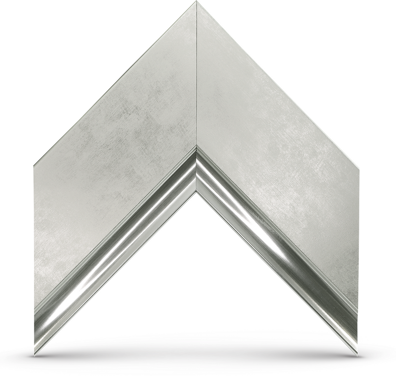 Silver Frame for Samsung The Frame TV | Deco TV Frames