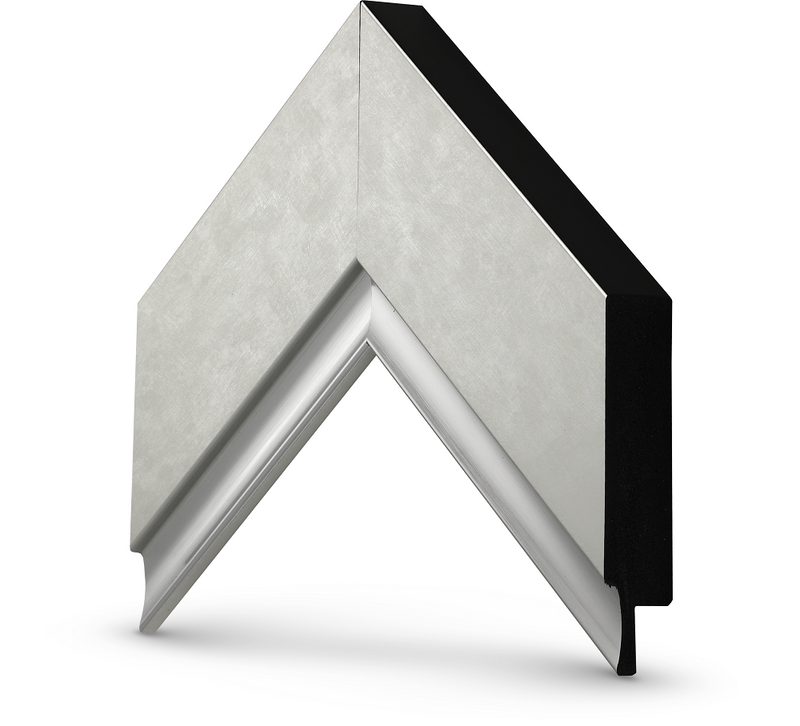 Silver Frame for Samsung The Frame TV | Deco TV Frames