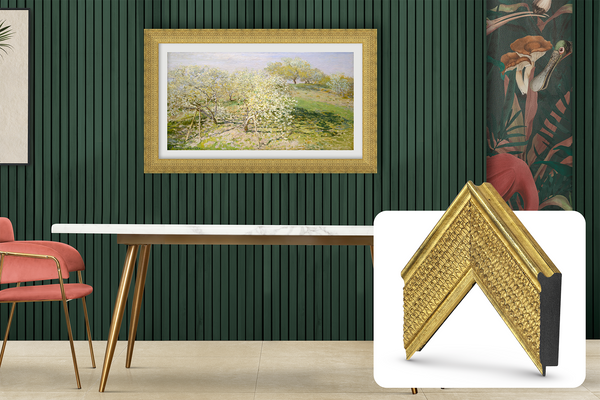 Gatsby Gold Frame for Samsung The Frame TV | Deco TV Frames