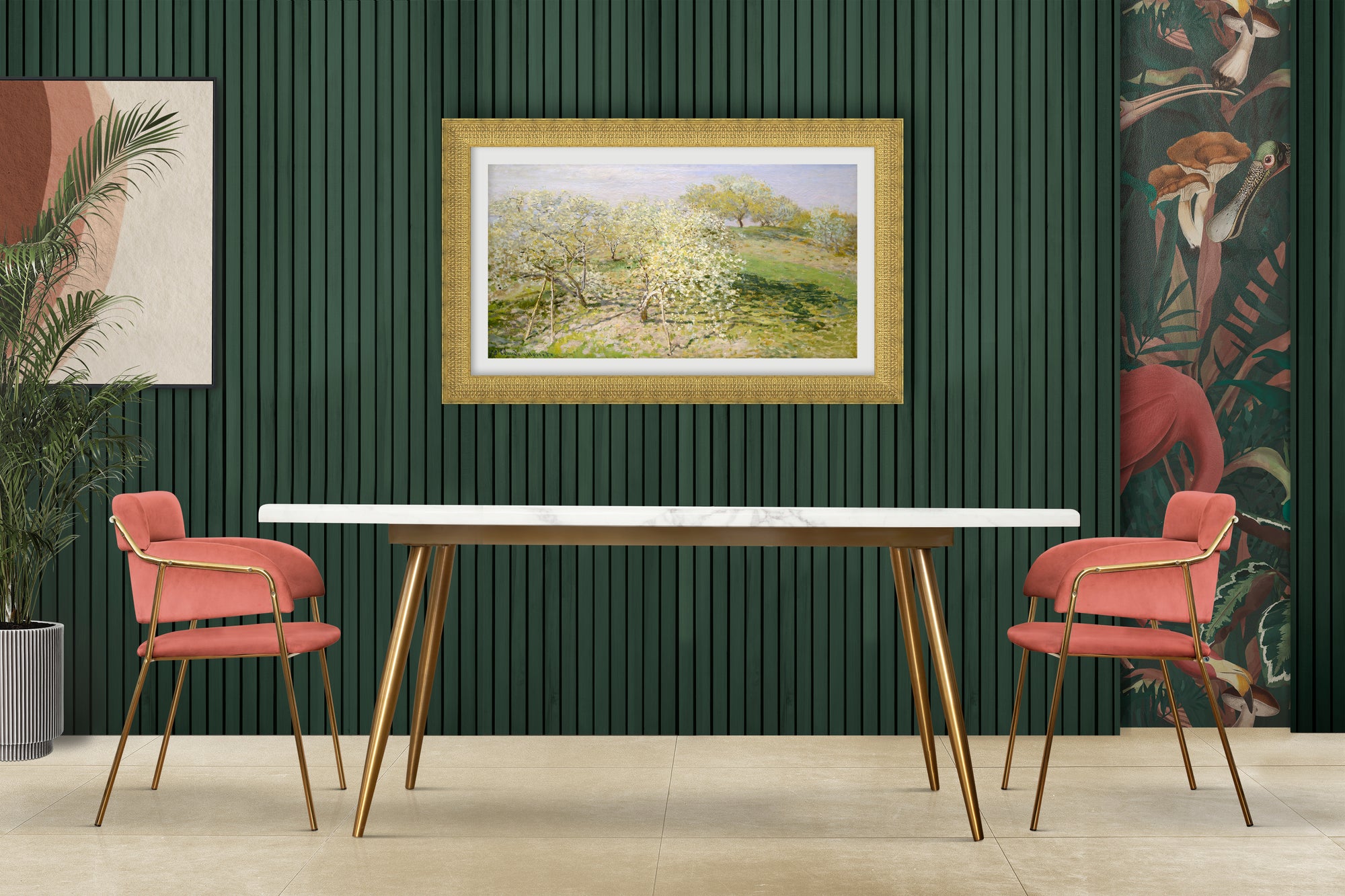 Gatsby Gold Frame for Samsung The Frame TV | Deco TV Frames