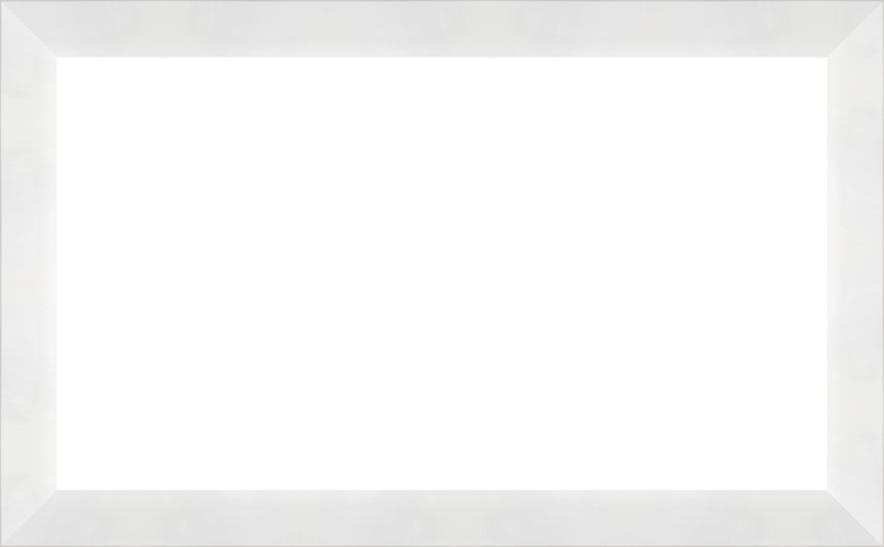 Gloss White Frame for Samsung The Frame TV | Deco TV Frames