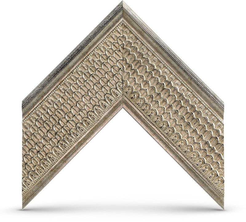 Gatsby Silver Frame for Samsung The Frame TV | Deco TV Frames