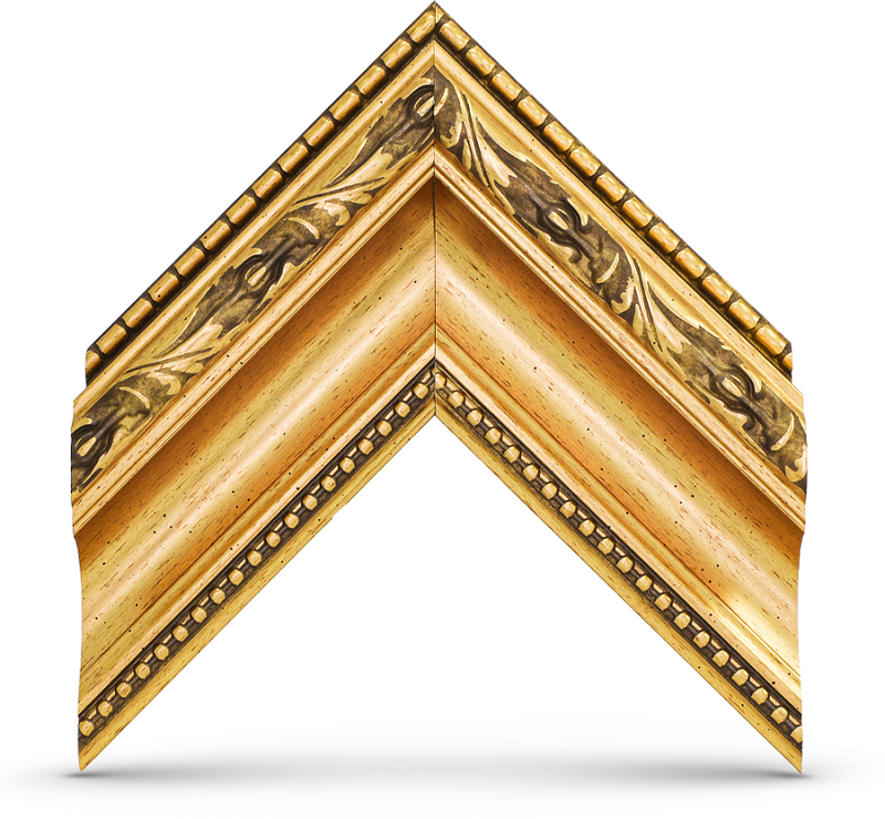 Ornate Gold Frame for Samsung The Frame TV | Deco TV Frames