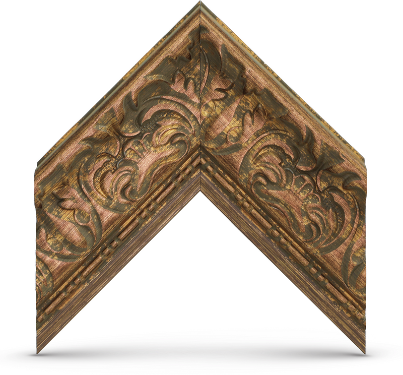 Tuscan Copper Frame: Elegant Design for Your Samsung TV