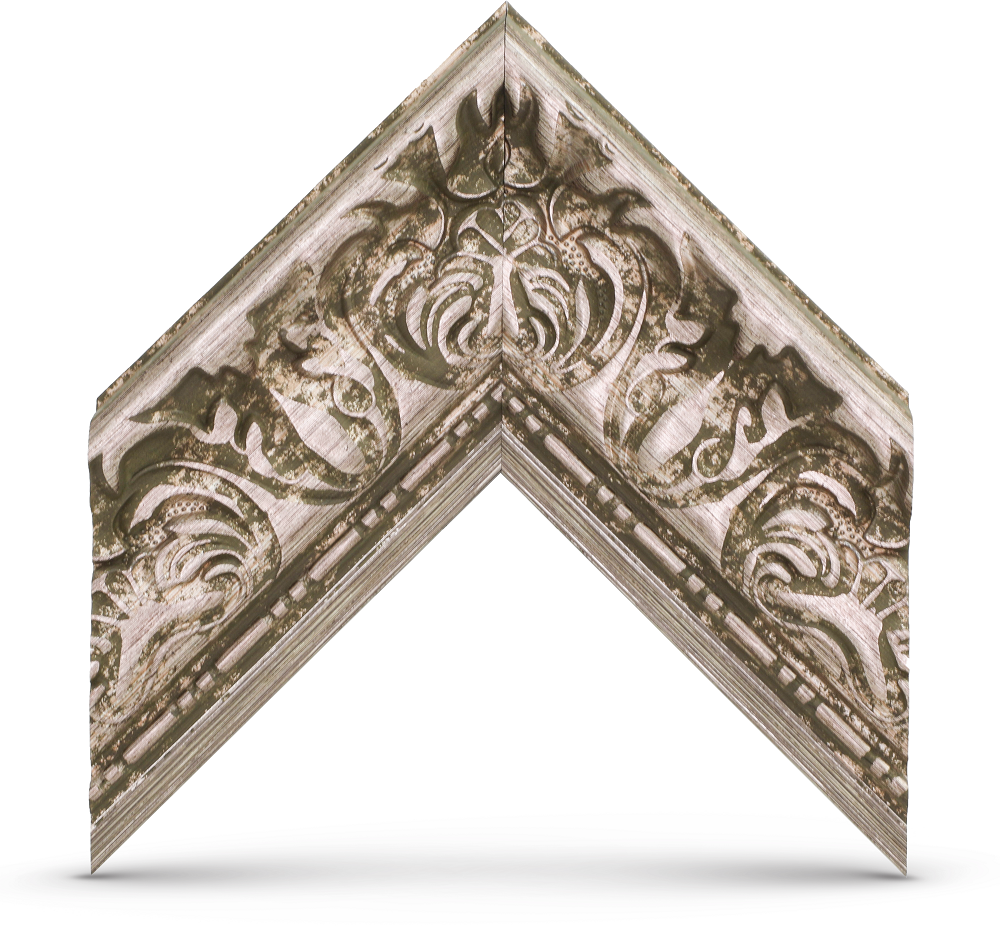 Tuscan Silver Frame for Samsung The Frame TV | Deco TV Trames