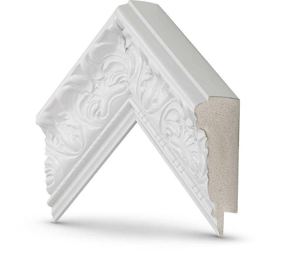 Tuscan White Frame for Samsung The Frame TV | Deco TV Trames