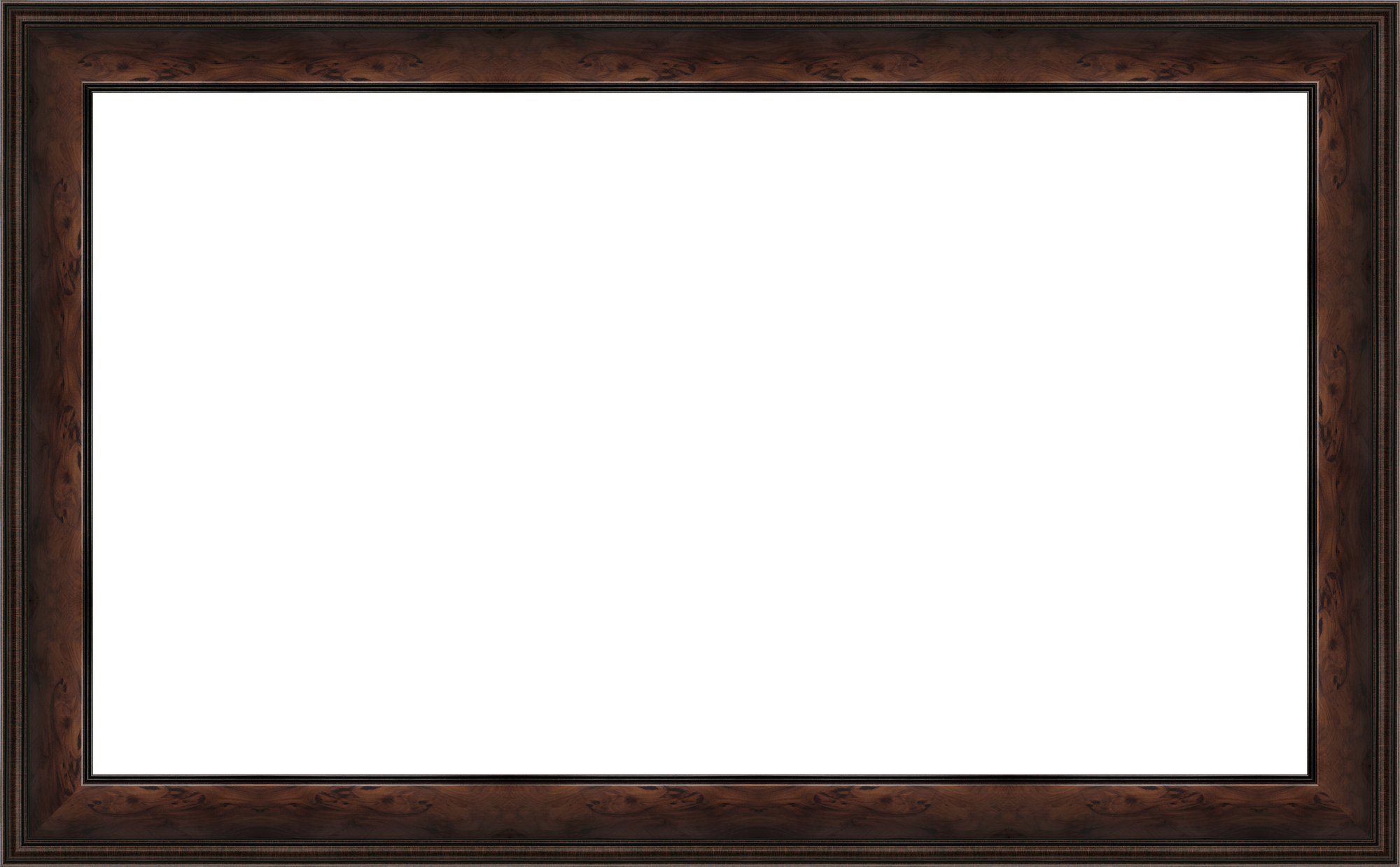 Open Box Burlwood Frame | Samsung The Frame TV Decor