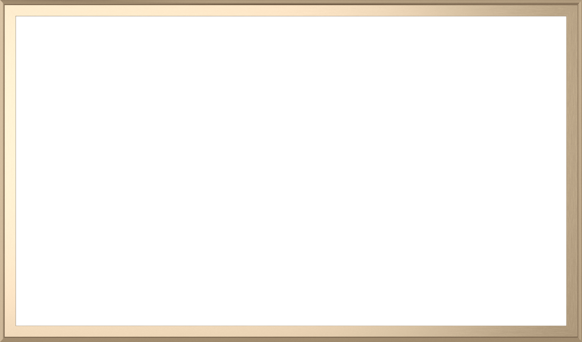 Pale Gold - Alloy Scoop Samsung Frame Bezel