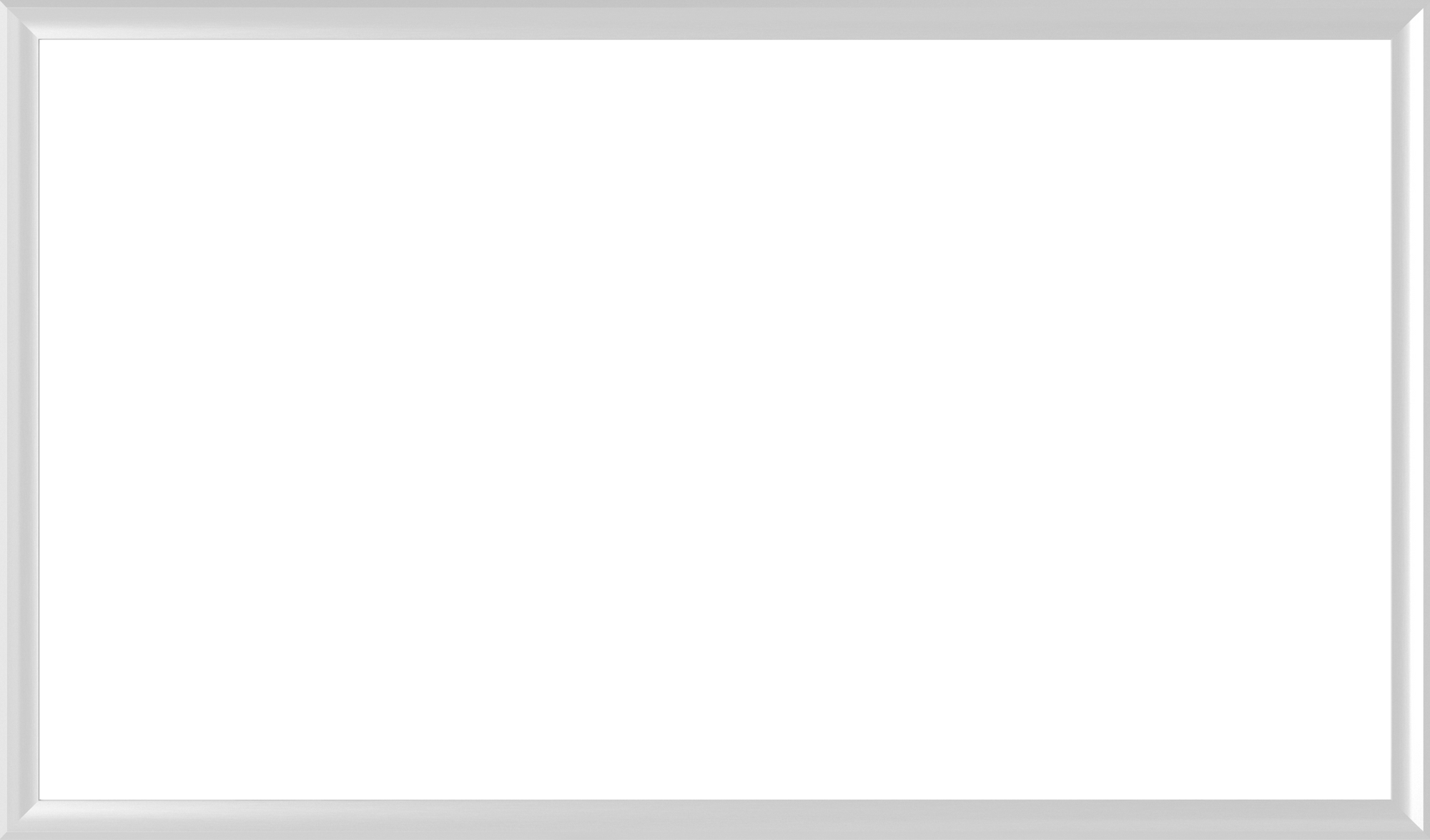 Pure White - Alloy Prismatic Samsung Frame Bezel