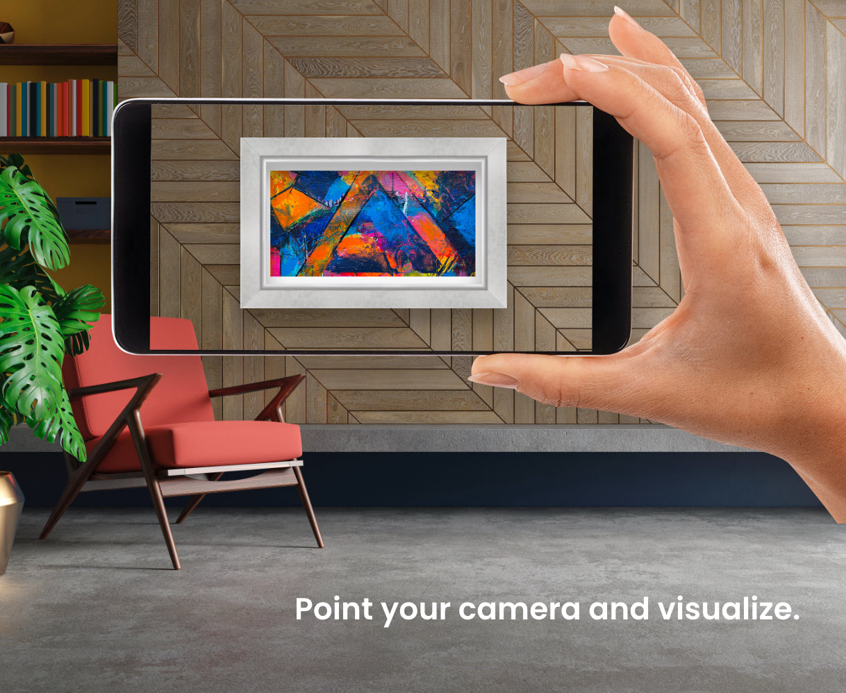 Ornate Silver Frame for Samsung The Frame TV | Deco TV Frames